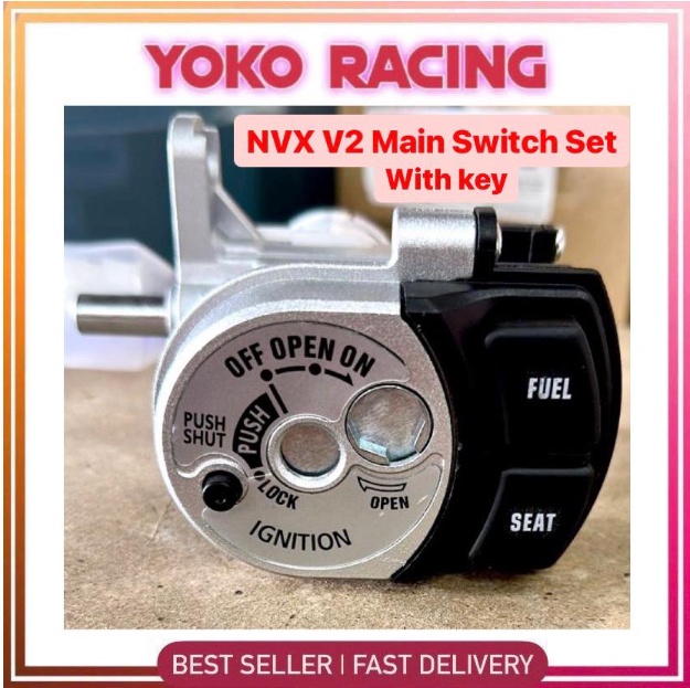 NVX V2 Main Switch Set With Key Main Ignition Switch Suis Rumah Kunci ...