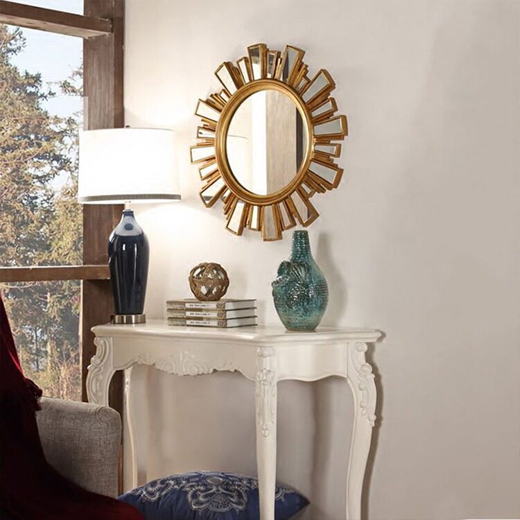 Romantika Wall Mirror Petal Graphic Wall decoration Mirror Frame ...