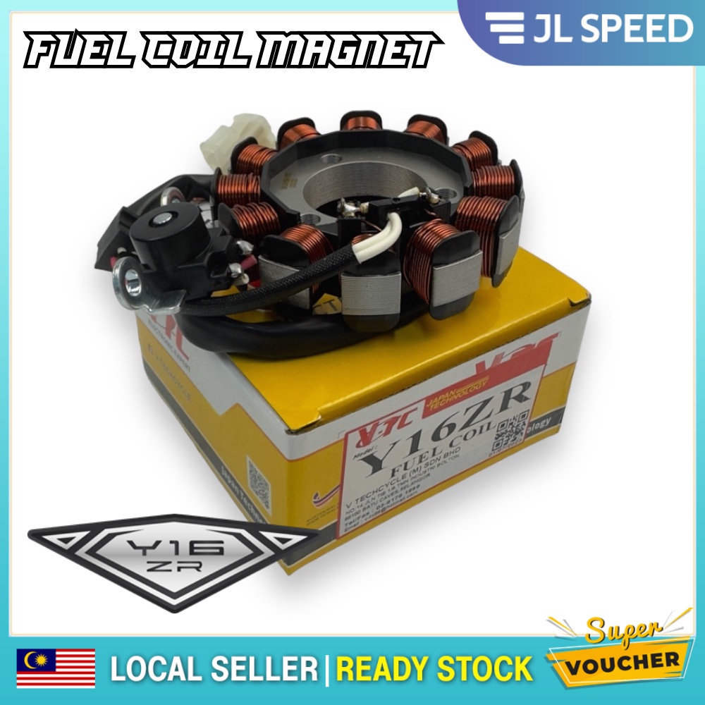 YAMAHA Y16 / Y16ZR FIELD COIL MAGNET COIL FUEL COIL STARTOR COIL ASSY ...