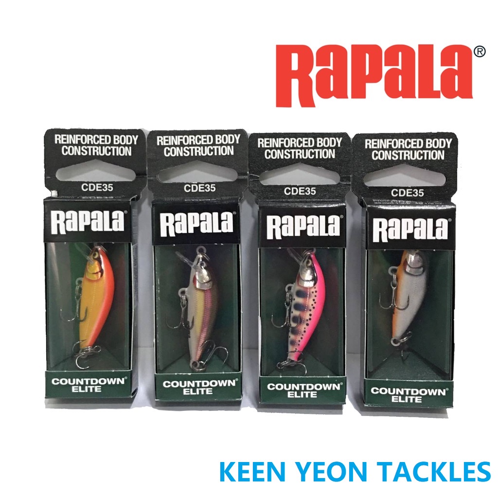 RAPALA COUNTDOWN ELITE FISHING LURE ( CDE35 & CDE55 ) | Shopee Malaysia