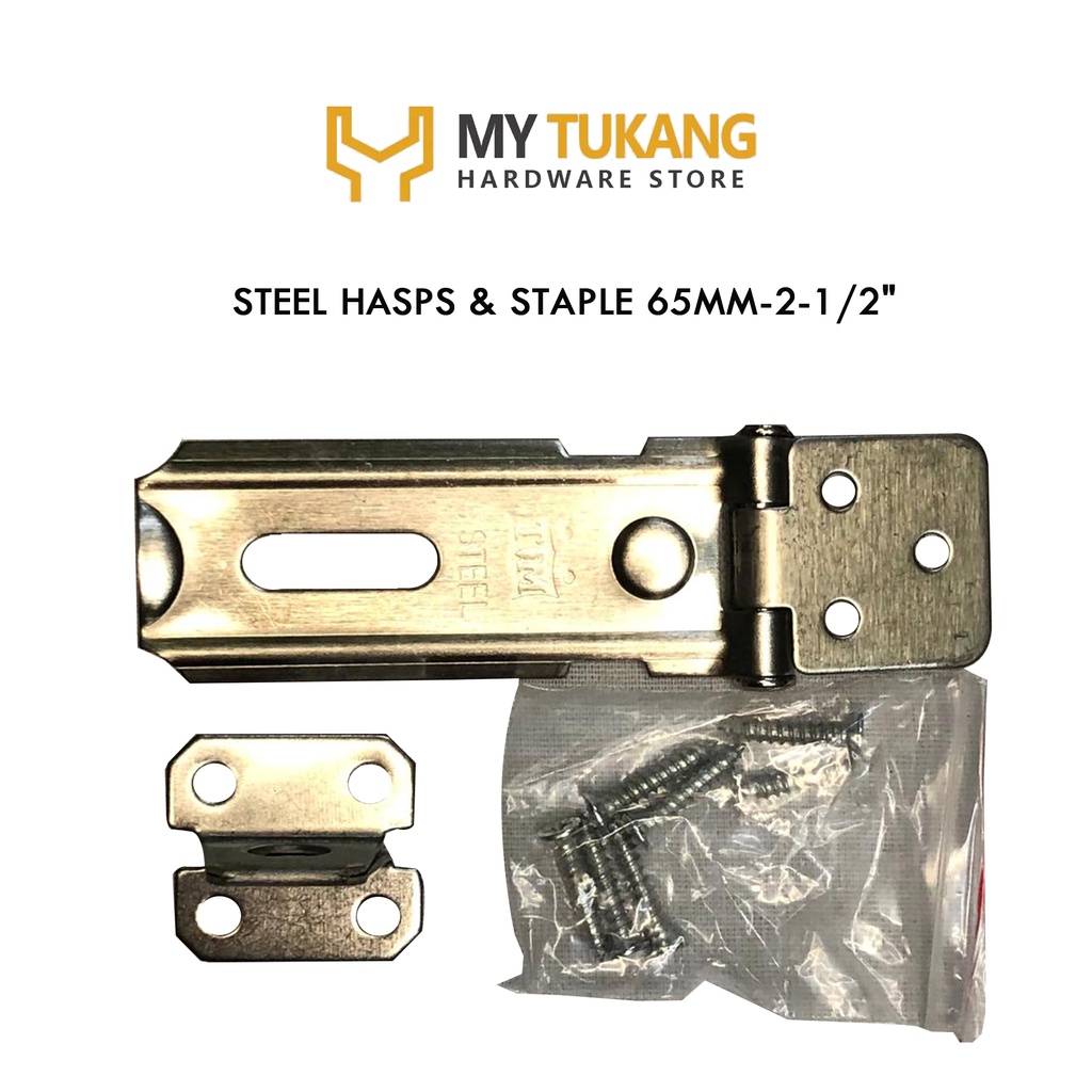 STEEL HASPS & STAPLE 65MM-2-1/2" | Shopee Malaysia