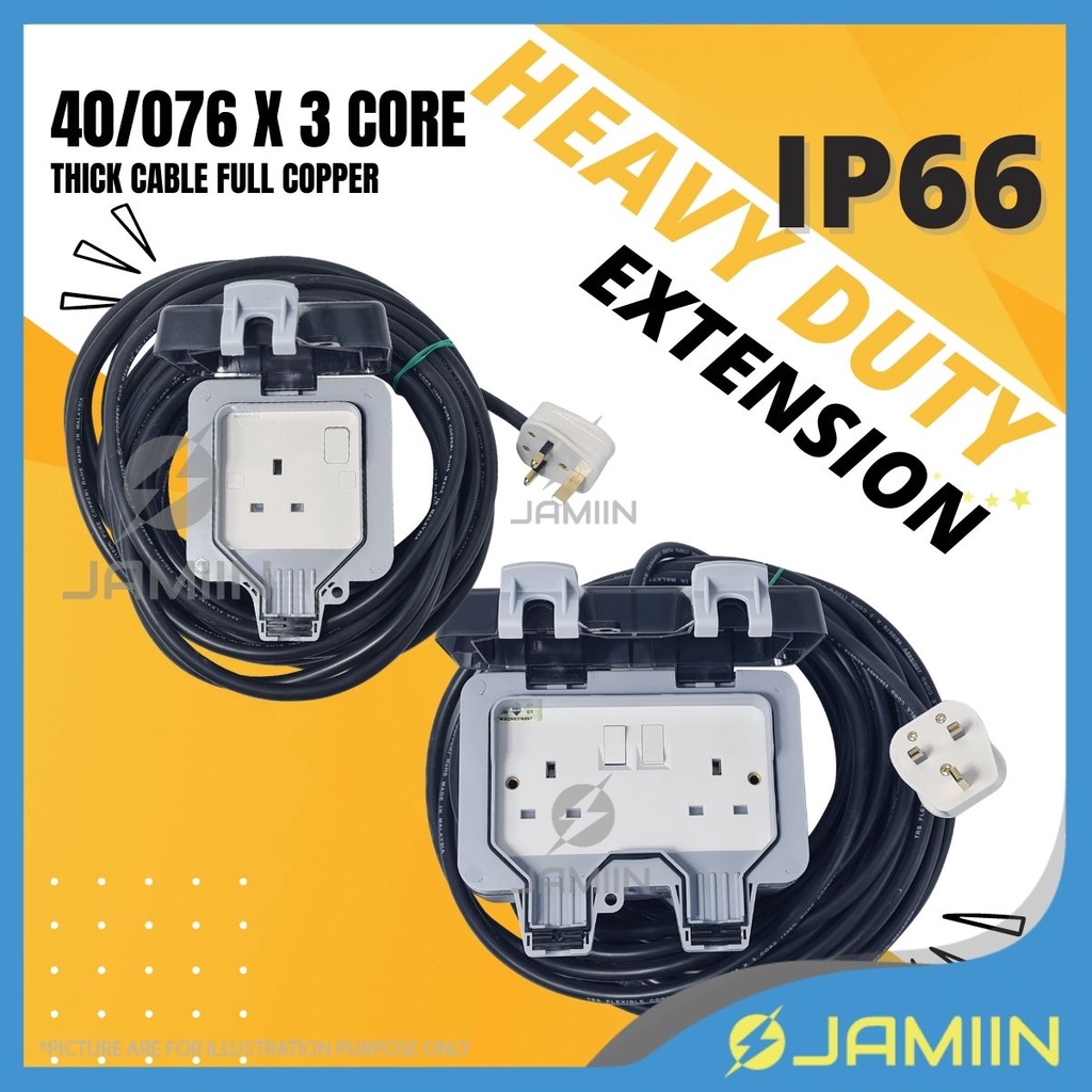 [FREE SHIP] HEAVY DUTY IP66 40/076 X 3C TRS CABLE Weatherproof Outdoor ...