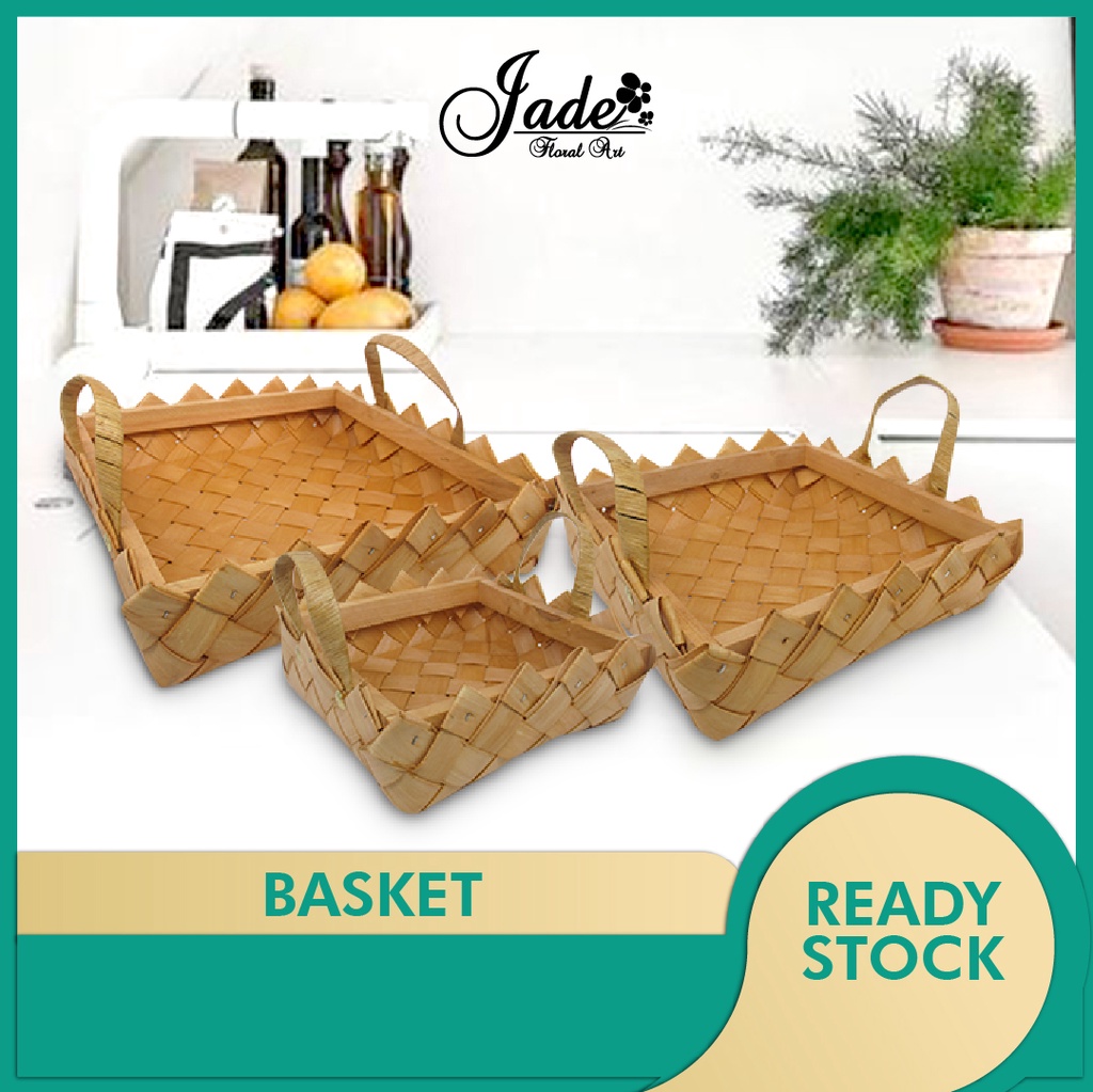 HANDMADE BAMBOO BASKET / BAKUL ANYAMAN / BAKUL BUAH / BASKET / RAGA ...
