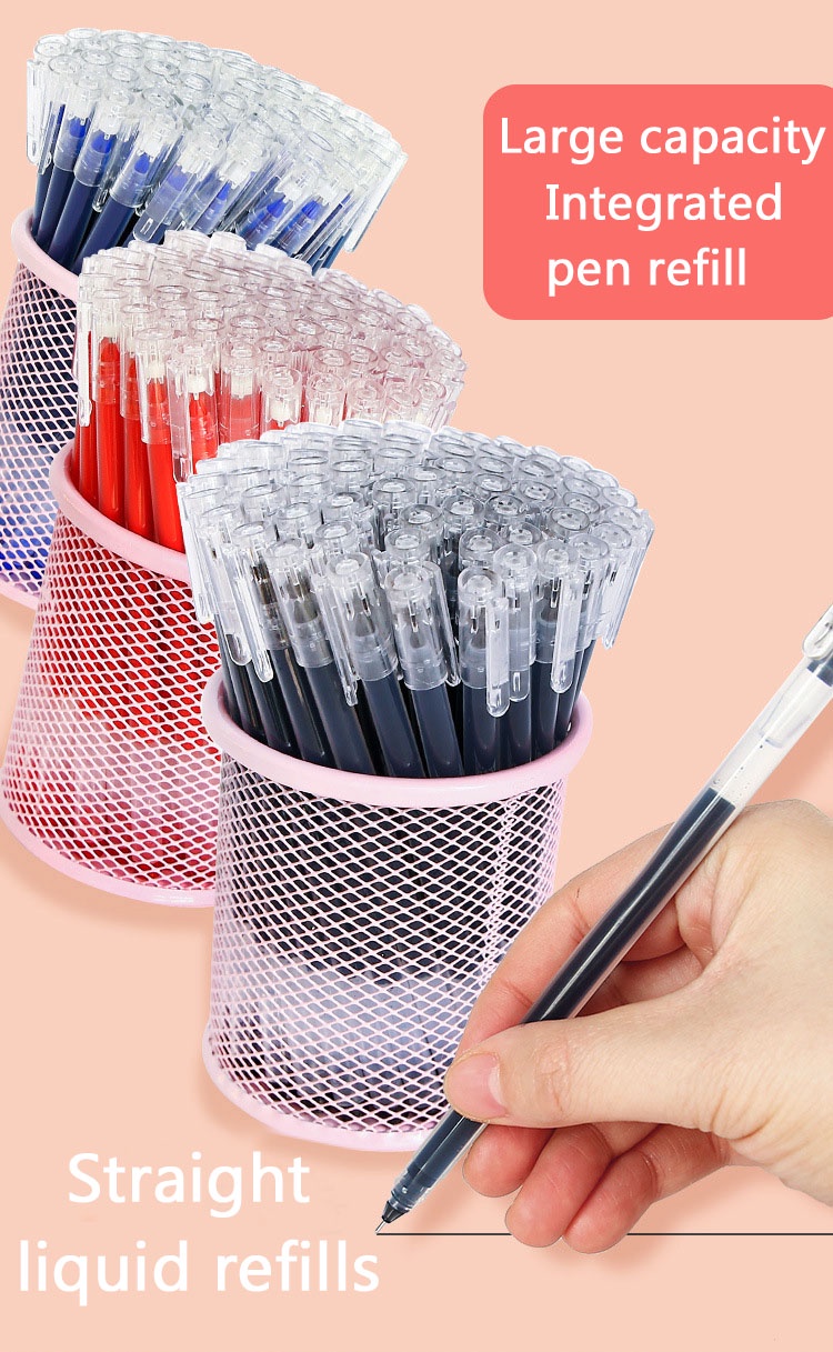 1/3/6Pcs Large Capacity Gel Pen Ball-point Pen Black/Red/Blue Gel Pen ...