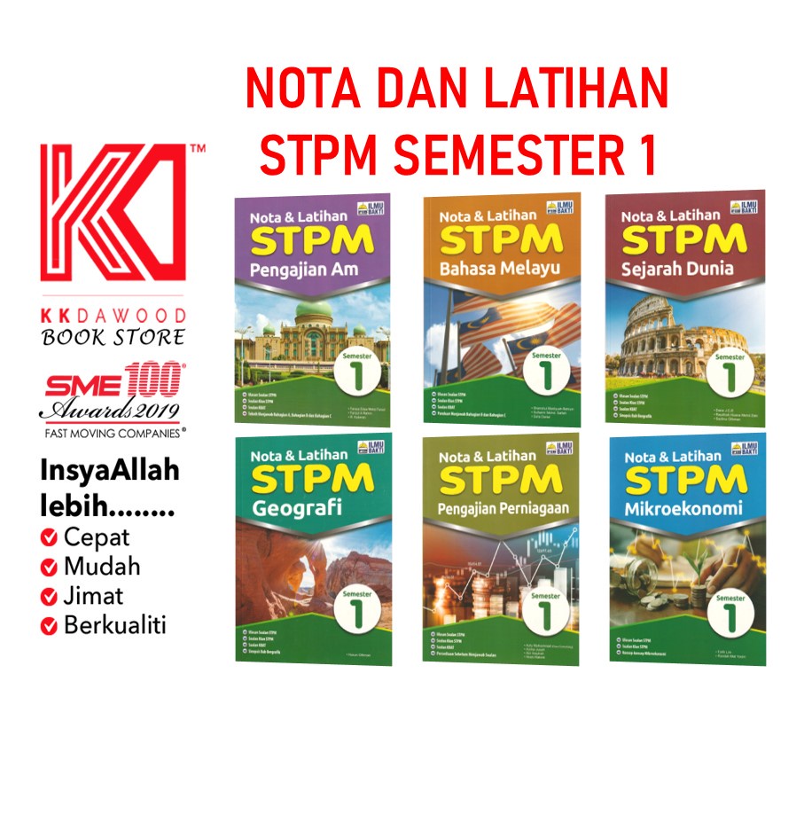 [KKD] IlmuBakti: Nota dan Latihan STPM Semester 1 | Shopee Malaysia