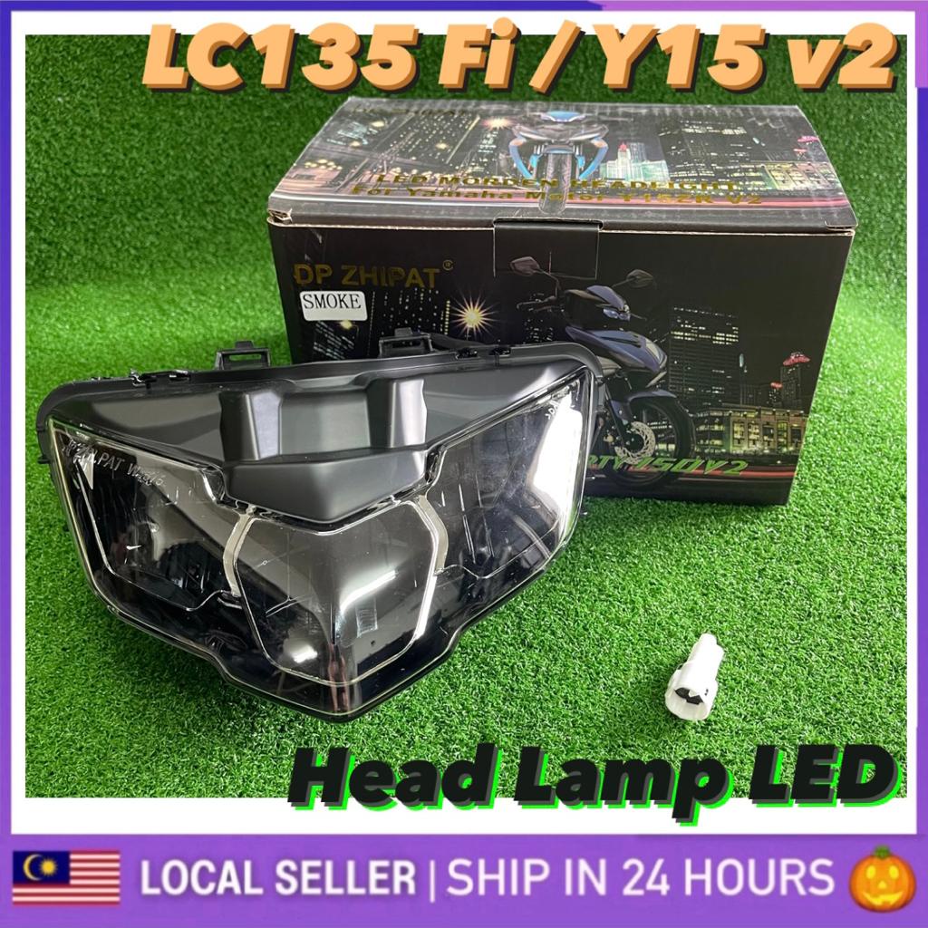 Zhipat Y15zr Y15 ZR V2 LC135 Fi V8 Head Lamp Lampu Depan Terang Lampu LC V8 Y15 LED Headlight ...