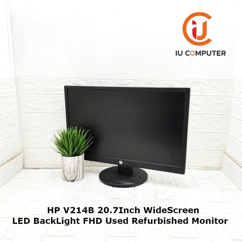 HP V214B 20 INCH TN PANEL LED BACKLIGHT FHD USED REFURBISHED MONITOR ...