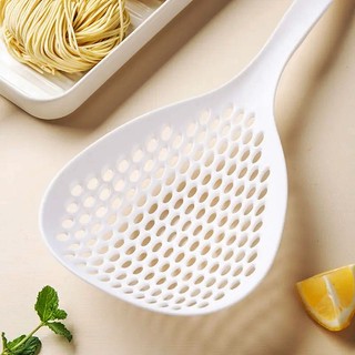 𝗡𝗢𝗧 𝗘𝗔𝗦𝗬 𝗗𝗘𝗙𝗢𝗥𝗠 》Japanese Large Spoon Colander Long Handle Food ...