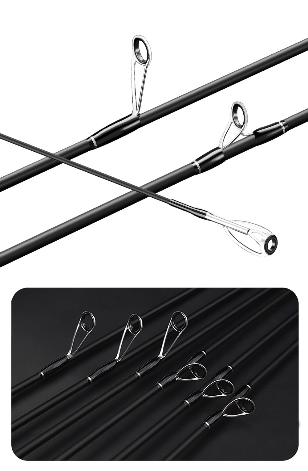 【NYA】1.5M/1.68M/1.8M UL ultra-light Solid Tip Bait Casting/Spinning ...