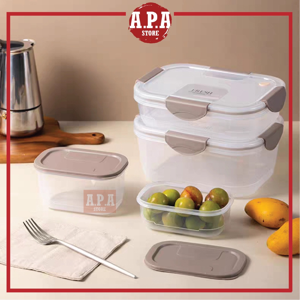 APA Food Container Storage Microwave Stackable Airtight Leakproof Large ...