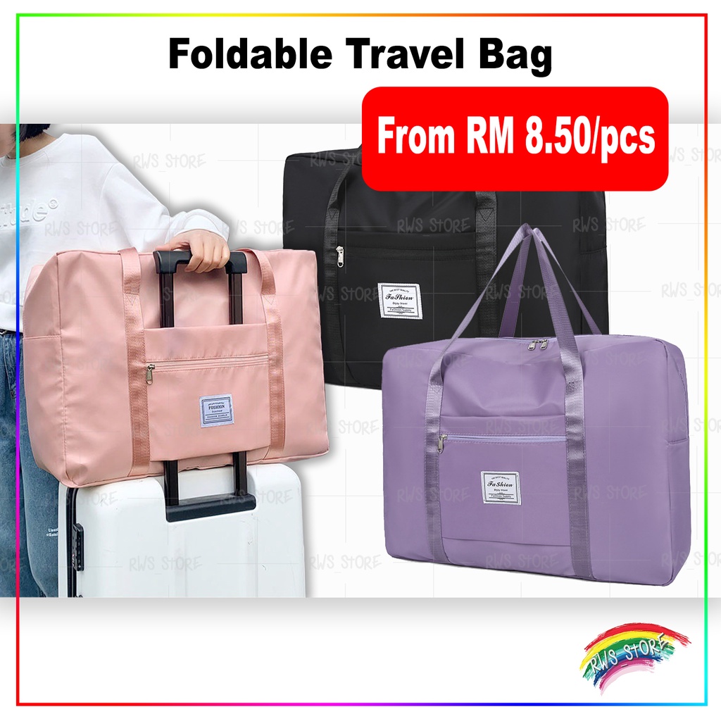 Foldable Travel Bag 可折叠手提行李包 Beg Kembara boleh Dilipat | Shopee Malaysia