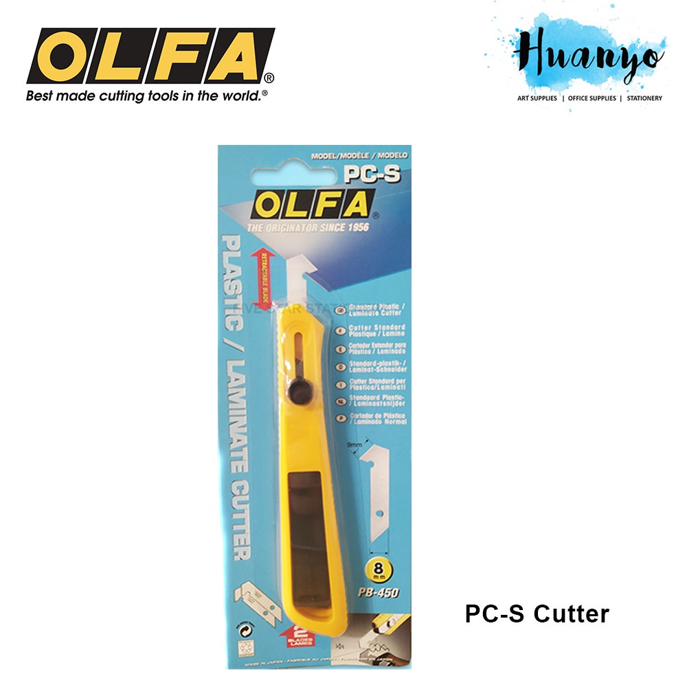 OLFA PC-S Plastic Acrylic / Laminate Cutter (Blades Refill PB-450) | Shopee Malaysia