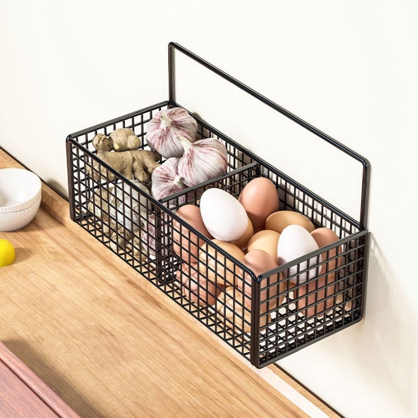 【IN STOCK】1/2/3 Kitchen Shelving No-Punch Wall Mount Storage Racks ...