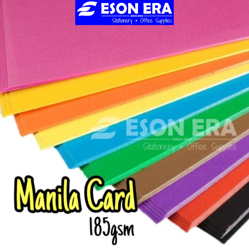 [Part 2/2] Manila Card Bright Colour 185gsm 20"x25" Kad Manila Kertas ...