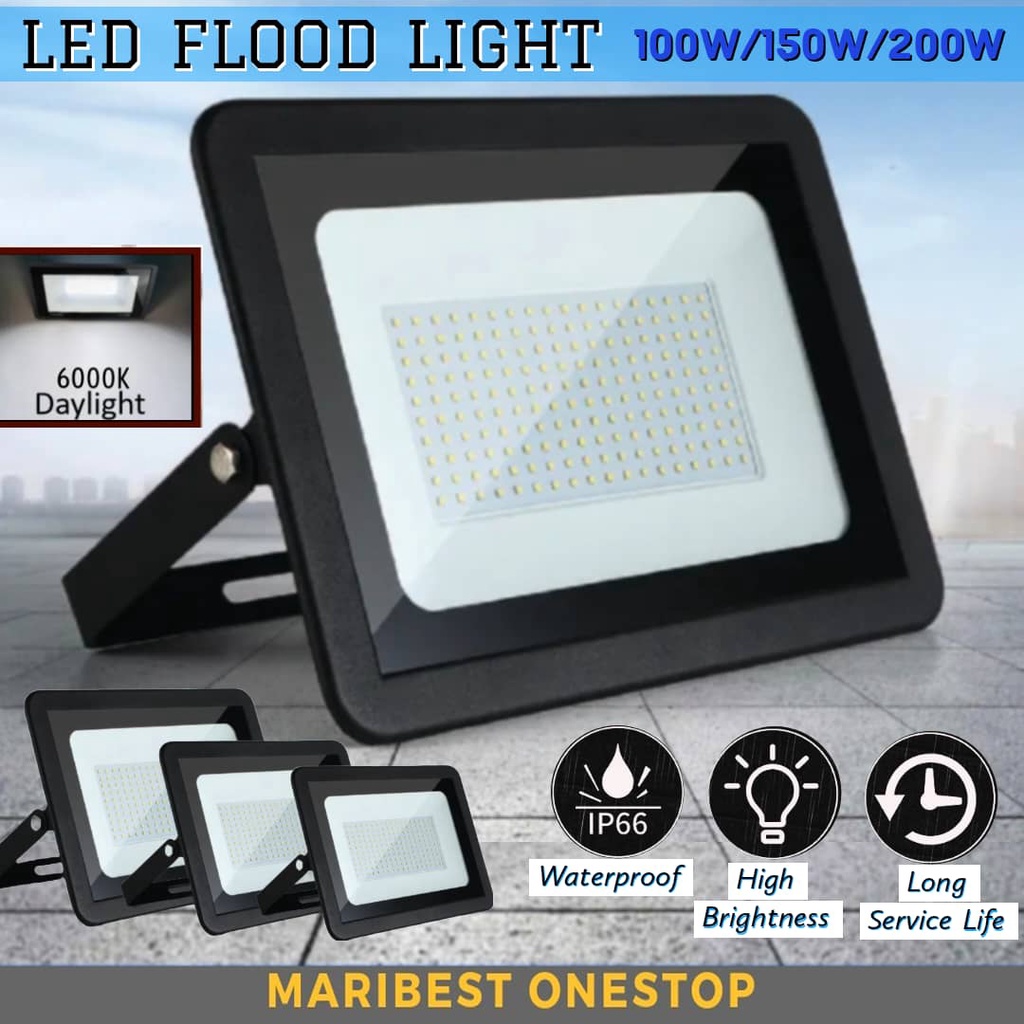 100W / 150W / 200W LED Spotlight Outdoor Indoor Light LED Flood Light ...