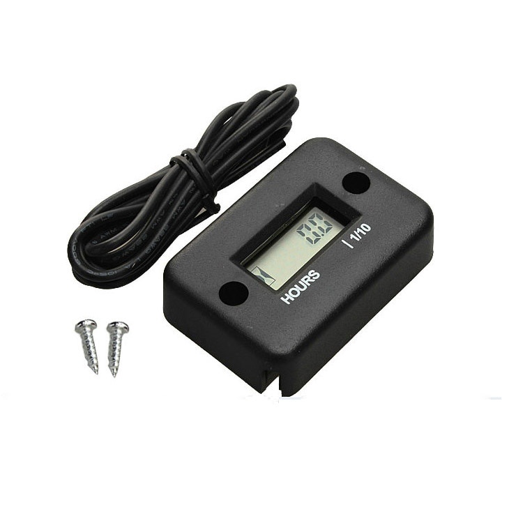 Digital Hour Meter LCD Counter For ATV Motorcycle Instruments Clocks ...