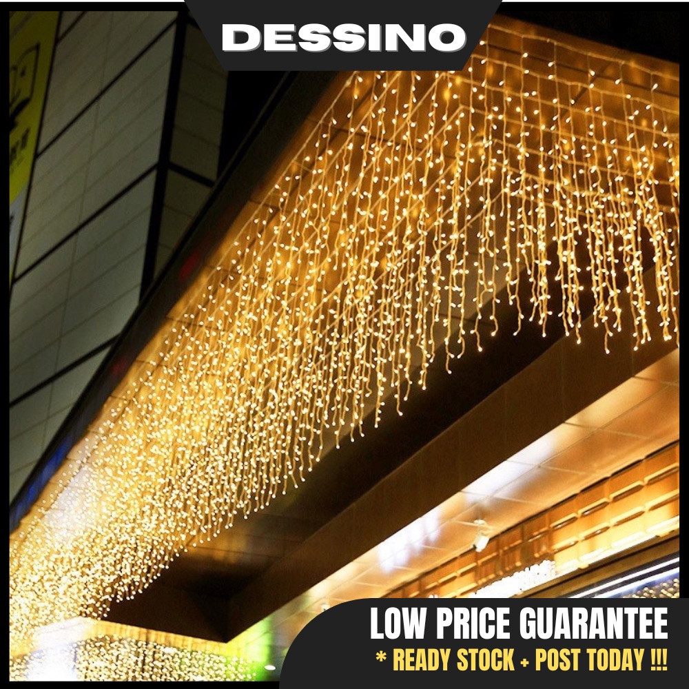 DESSINO 4M 96LED Light Strip Langsir Cahaya Waterproof Fairy String ...