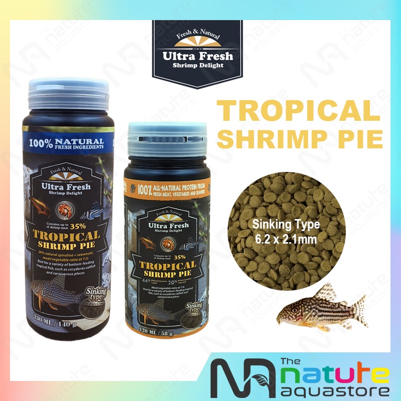 Azoo Ultra Fresh Tropical Shrimp Pie 58g / 140g | Shopee Malaysia