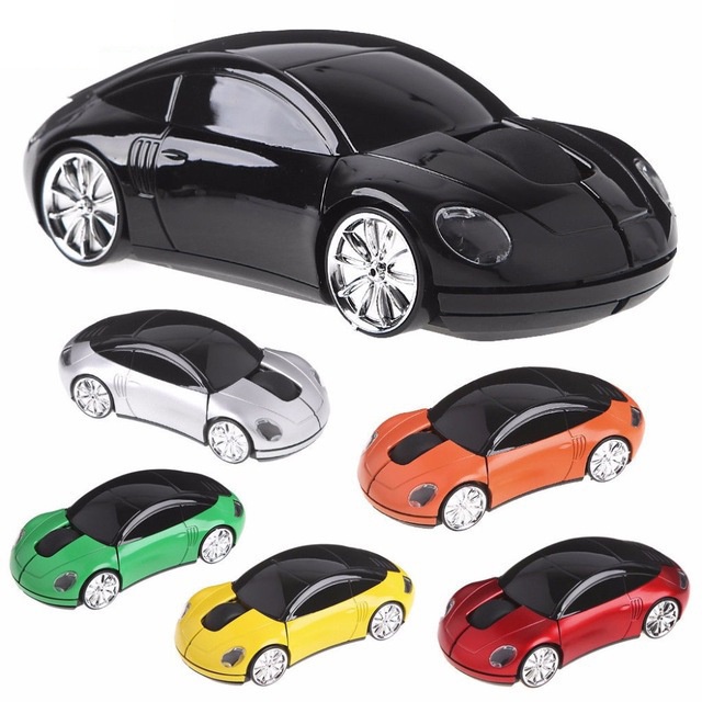 Porsche Model Mouse 2.4G Wireless Mouse Racing Car Shape Mouse USB ...