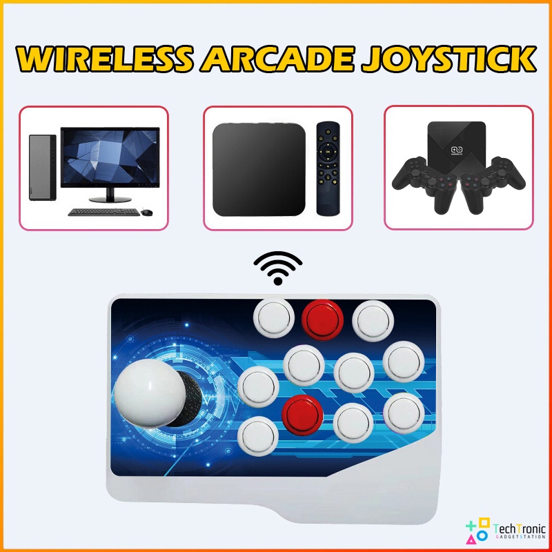2.4Ghz Wireless Arcade Joystick For Game Box Pro,Game Box G5,Game Box ...
