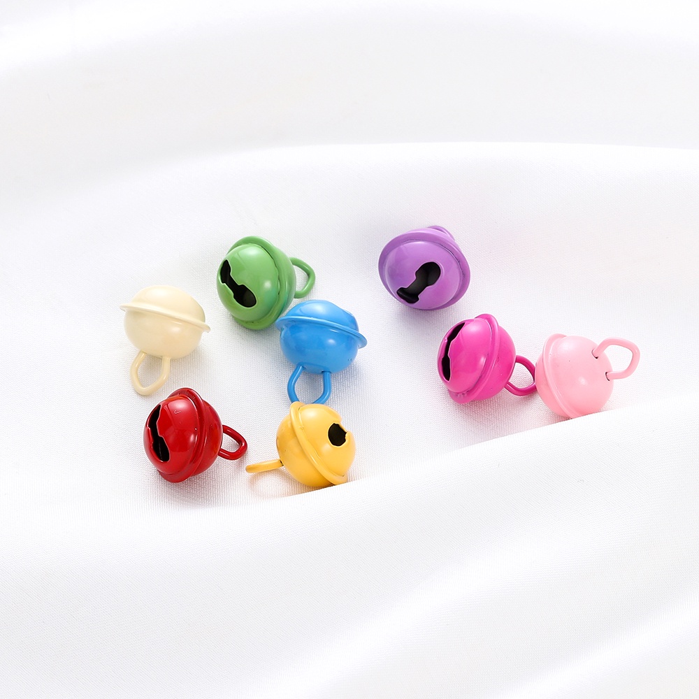 St.kunkka 14 * 17mm 10/20pcs Candy Color Bell Color Paint Round Bell ...