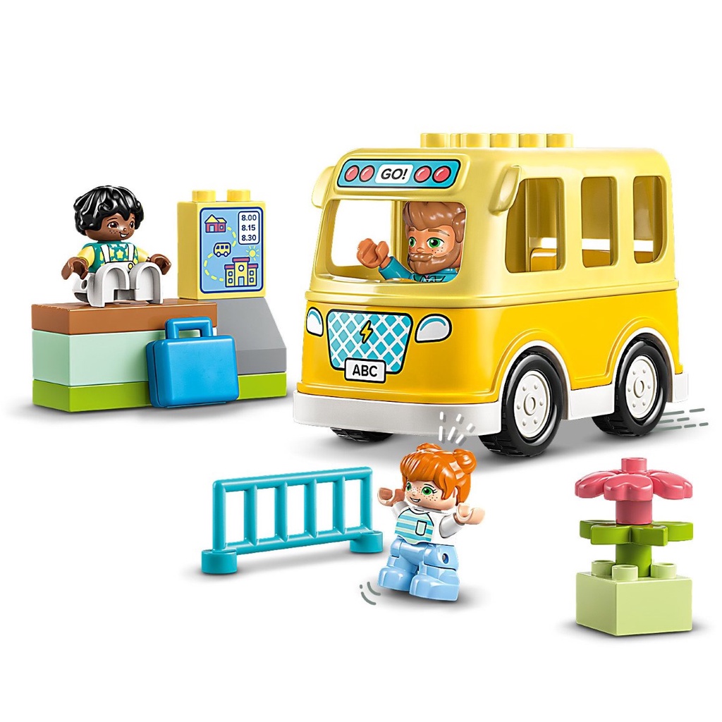LEGO 10988 DUPLO Town The Bus Ride Building Toy Set (16 Pieces ...
