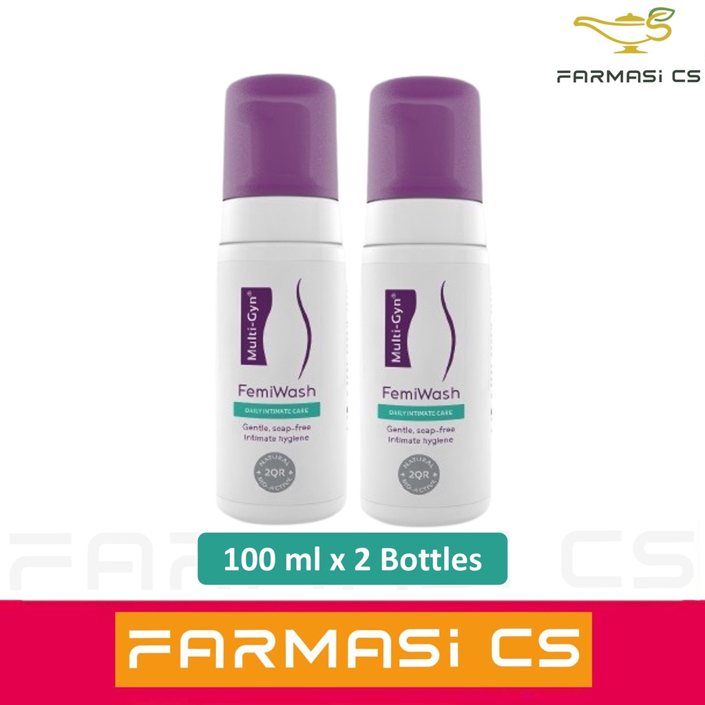 Multi-Gyn Femiwash 100ml x 2 bottles (TWIN) EXP:08/2026 [Mild Hygiene ...