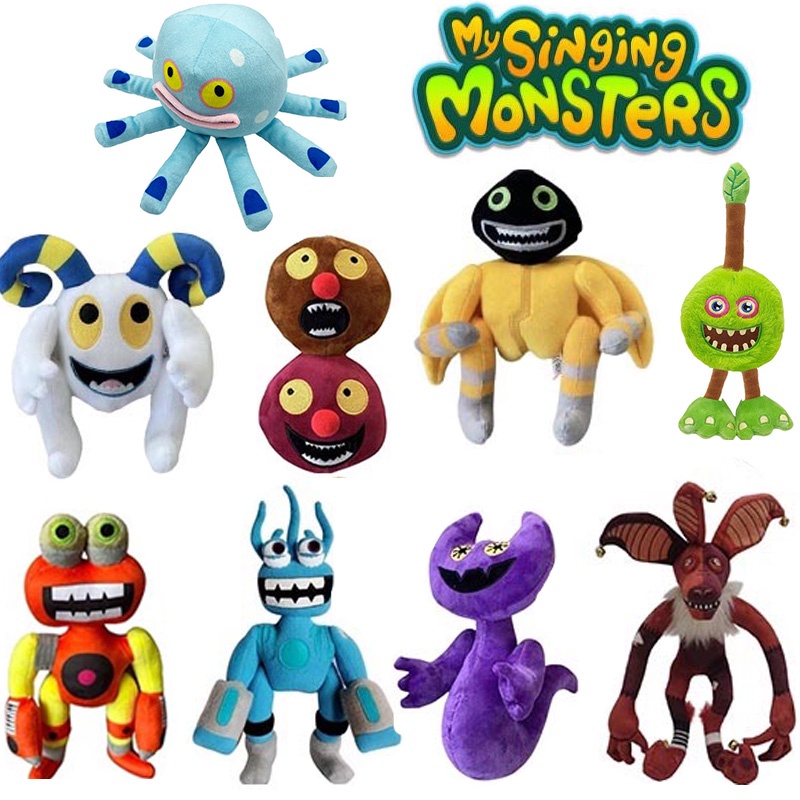 My Singing Monsters Wubbox Plush Toys Green Furcorn Stuffed Dolls For ...