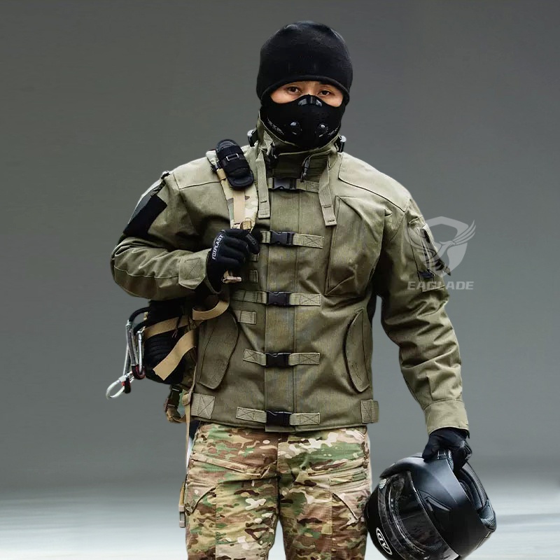 Eaglade Tactical Motorcycle Jacket in Black Waterproof | Shopee Malaysia