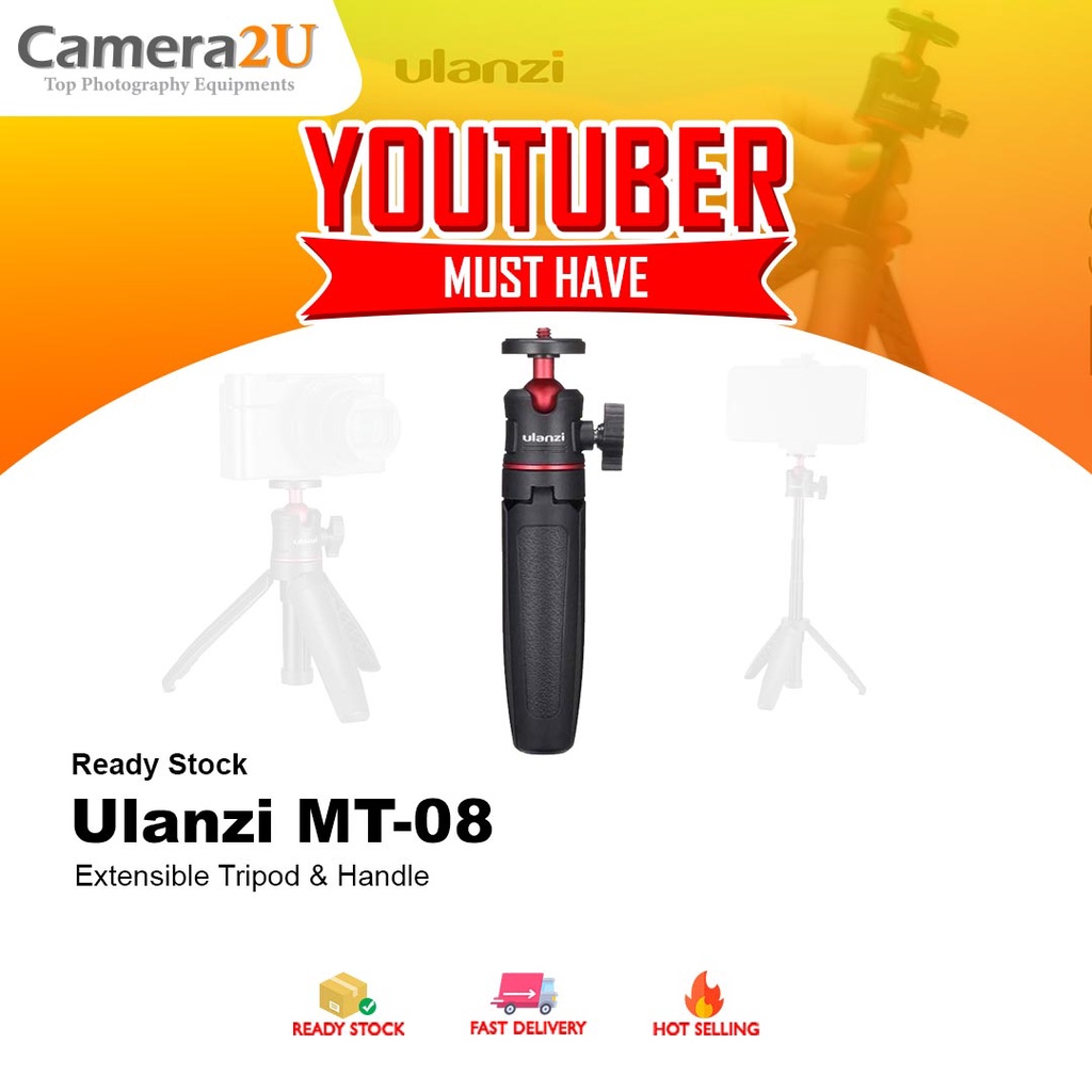 READY STOCK Ulanzi MT-08 Extensible Tripod & Handle MT08 | Shopee Malaysia