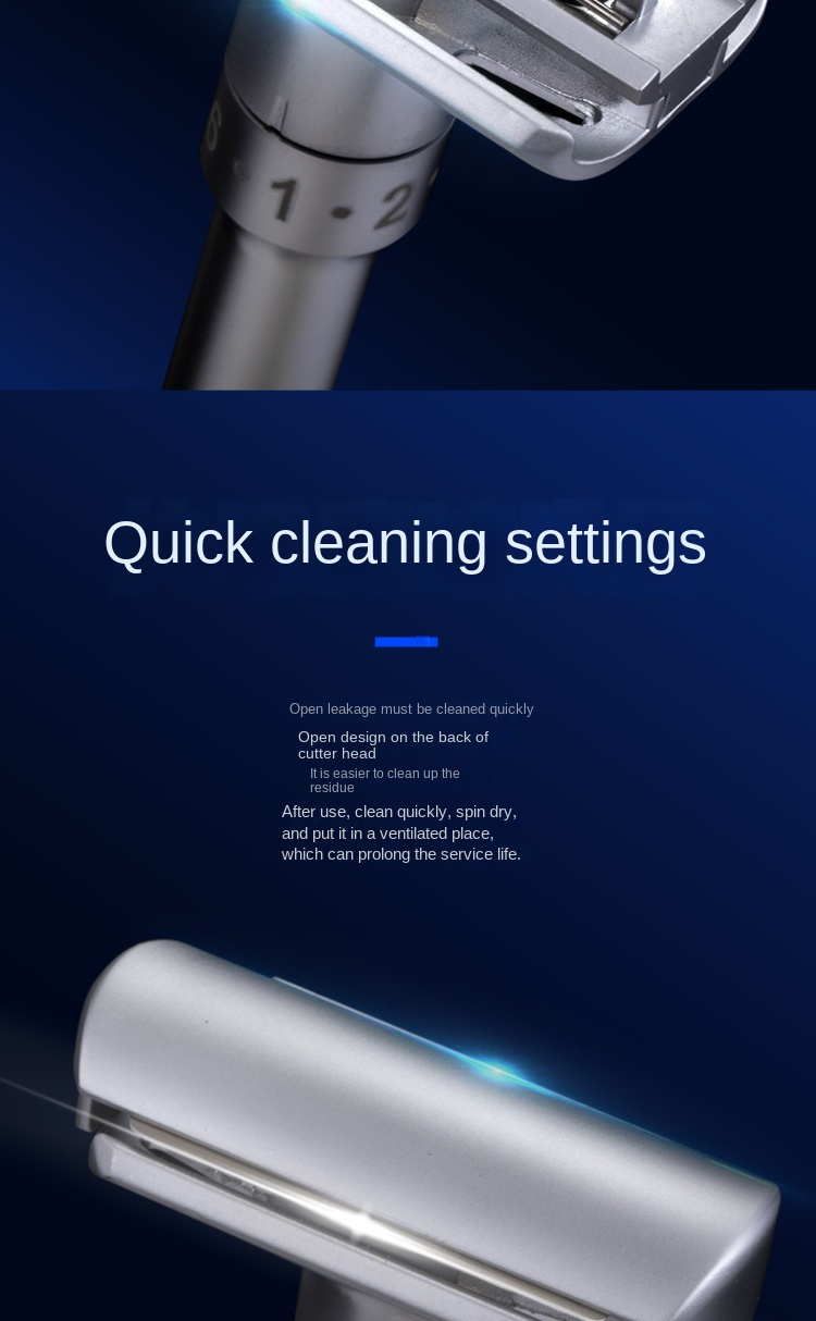 New Adjustable Safety Razor Mens Folding Shaving Double Edge Classic ...