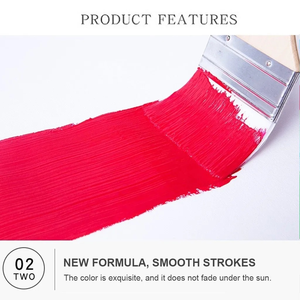 Acrylic Color Paint Set 12ml 12/18/24/36 Colors Artist Drawing Painting ...