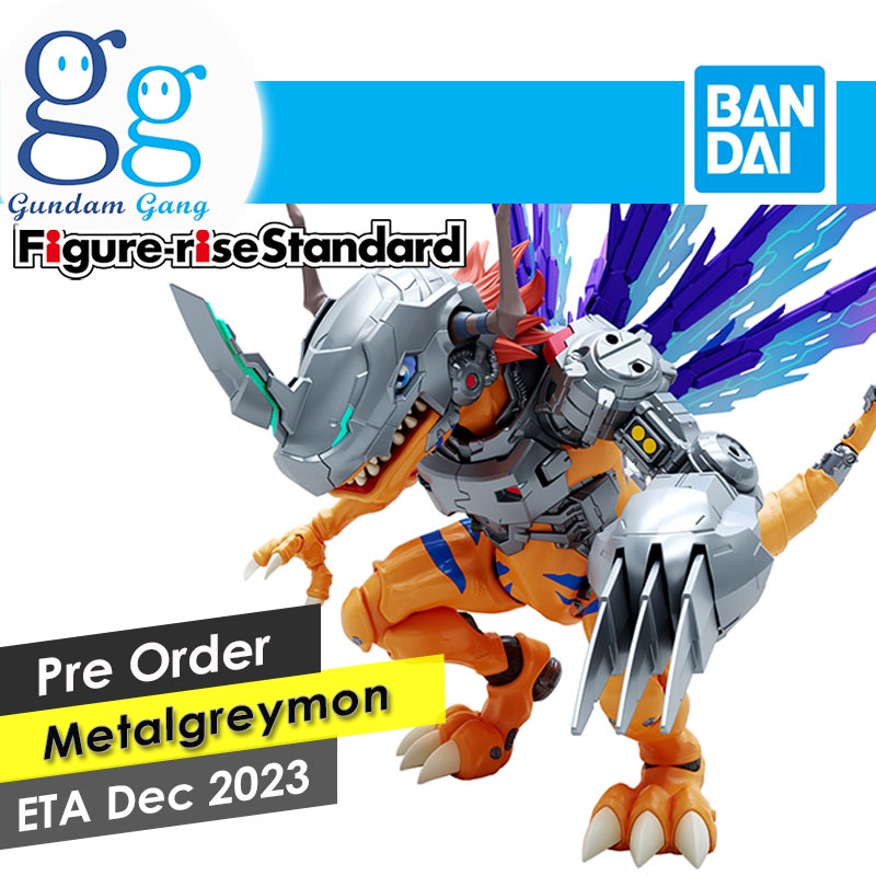 Figure-rise Standard Metalgreymon [Gundam Gang] | Shopee Malaysia