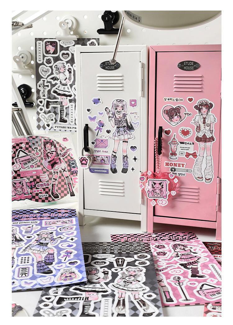 idako pelekat Poket stickers akaun tangan scraping kad goo filem bodoh ...