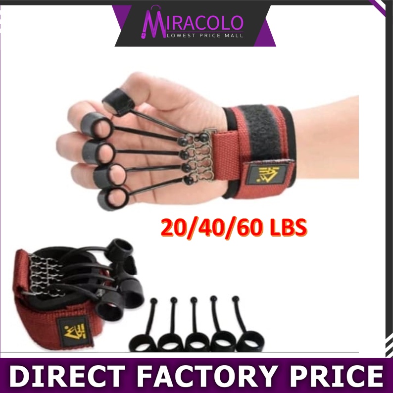 MIRA Finger Gripper Strength Trainer 20/40/60lbs Fingers Flexion ...