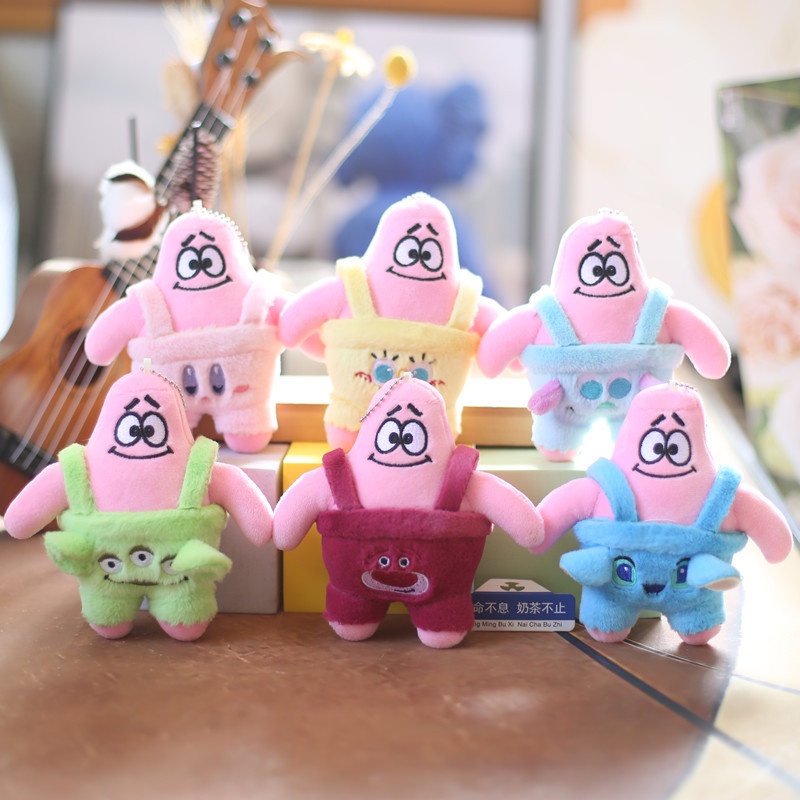 Soft And Huggable Teddy Bear Keychain With Strawberry Costume Perfect ...