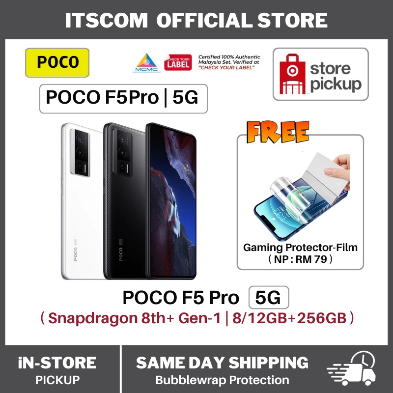POCO F5 Pro 5G Smartphone | 8GB + 256GB ROM | Snapdragon 8+ Gen 1 ...