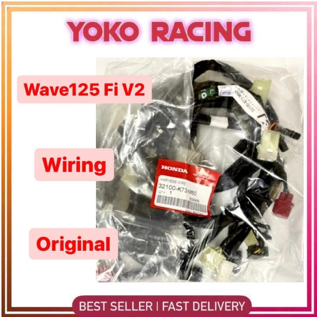 Wave125 Fi V2 Wave 125 i Fi V2 Harness Body Wiring Set 32100-K73-M60 ...