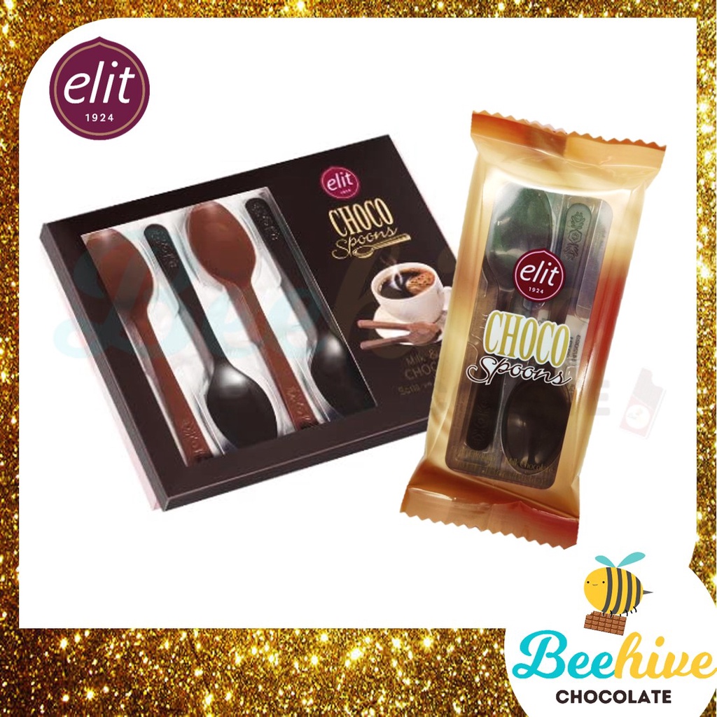 Elit Dark & Milk Chocolate Spoon 18g - 54g | Shopee Malaysia
