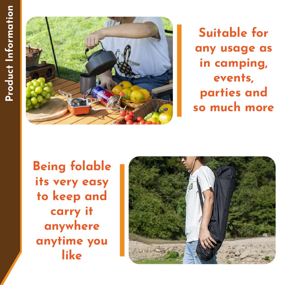 Borong365 Portable Folding Camping Table BBQ Table Meja Lipat Khemah ...