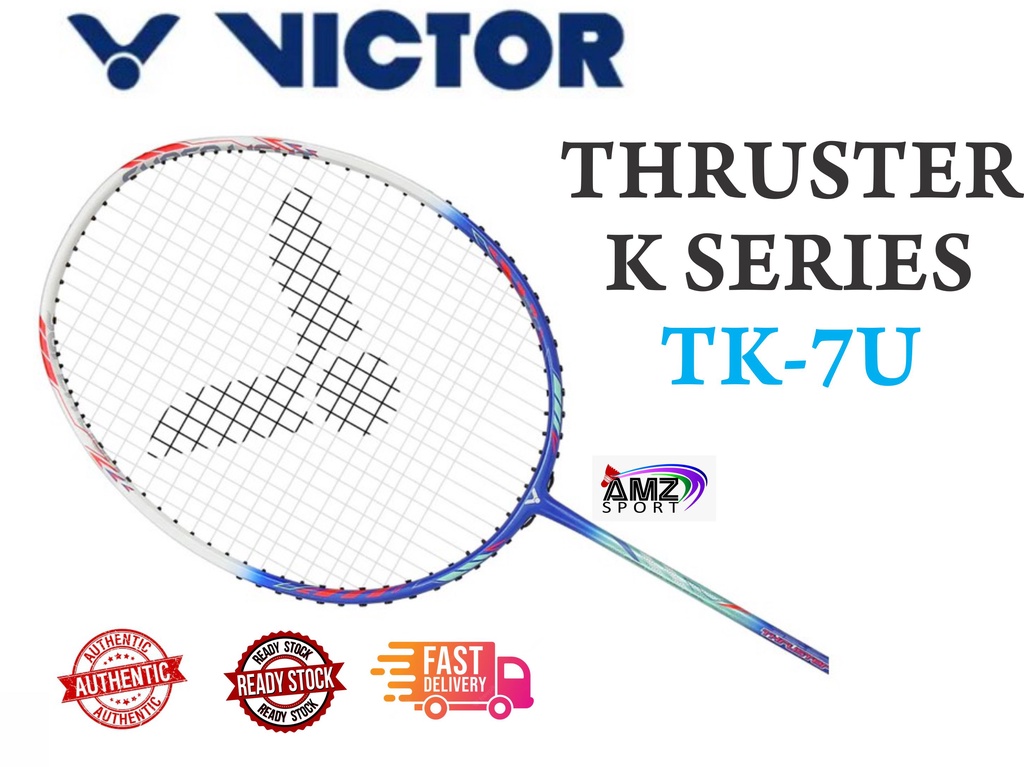 VICTOR Thruster K Series K 7U (TK-7U) Badminton Racket (ORIGINAL ...