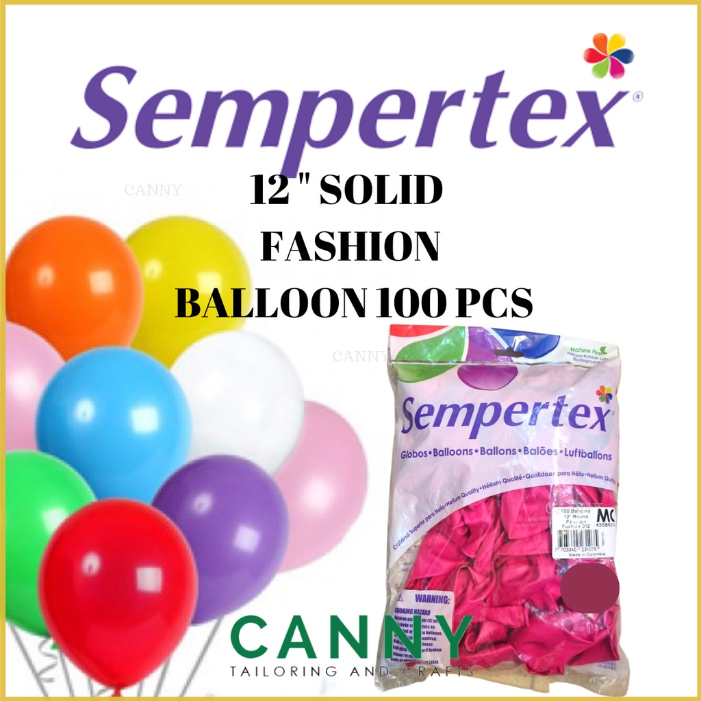 (50pcs) 12 Inch Sempertex Balloon High Quality Balloon 12Inch Round ...