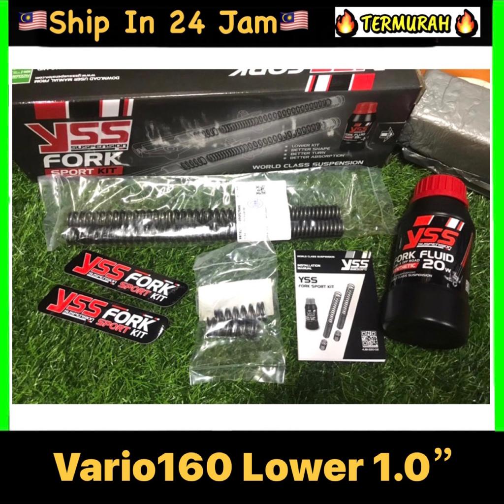 YSS FORK SPRING KIT LOWER 1.0 VARIO160 FORK SPORT KIT HONDA VARIO 160 ...
