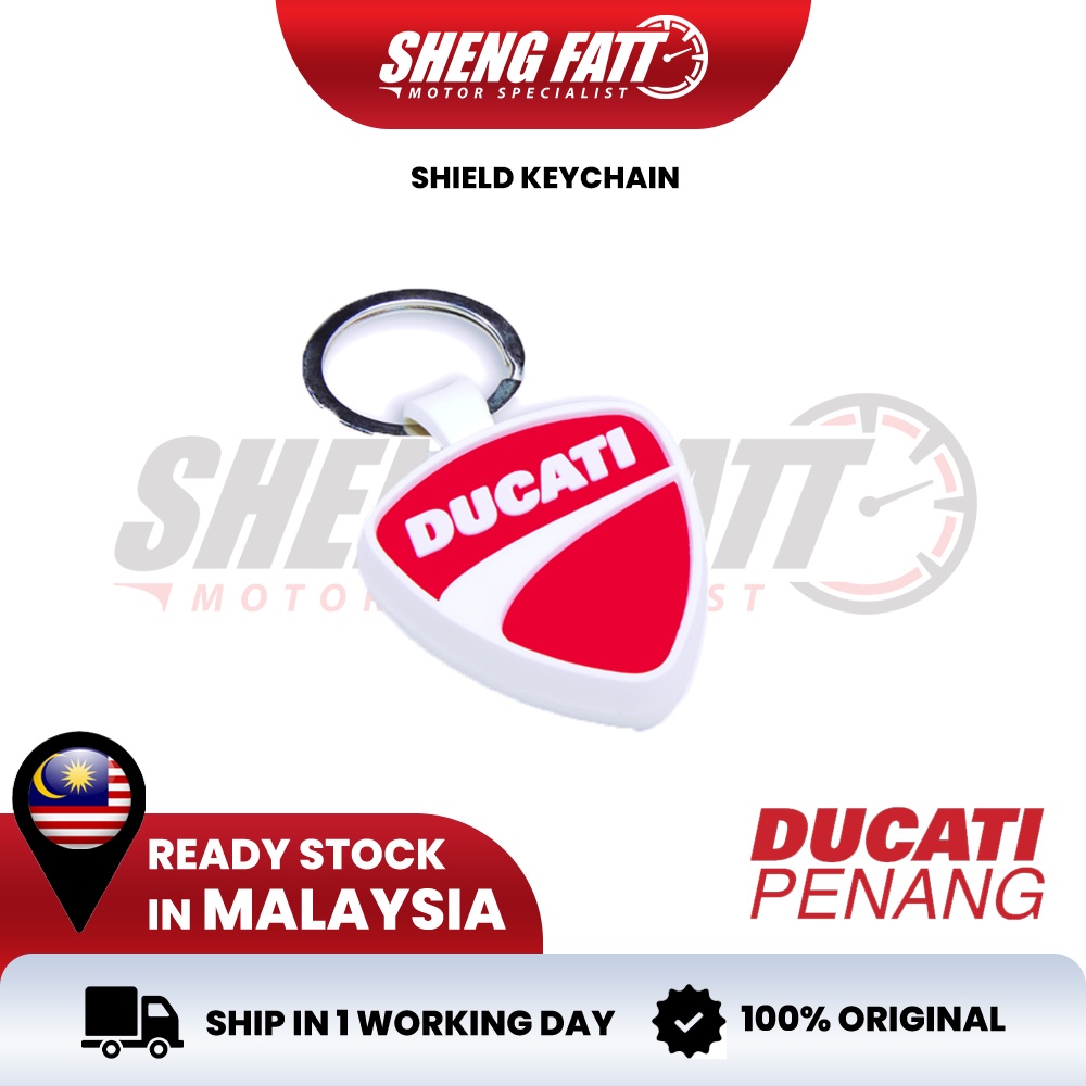 Ducati Shield Keychain Ducati Official Merchandise | Shopee Malaysia