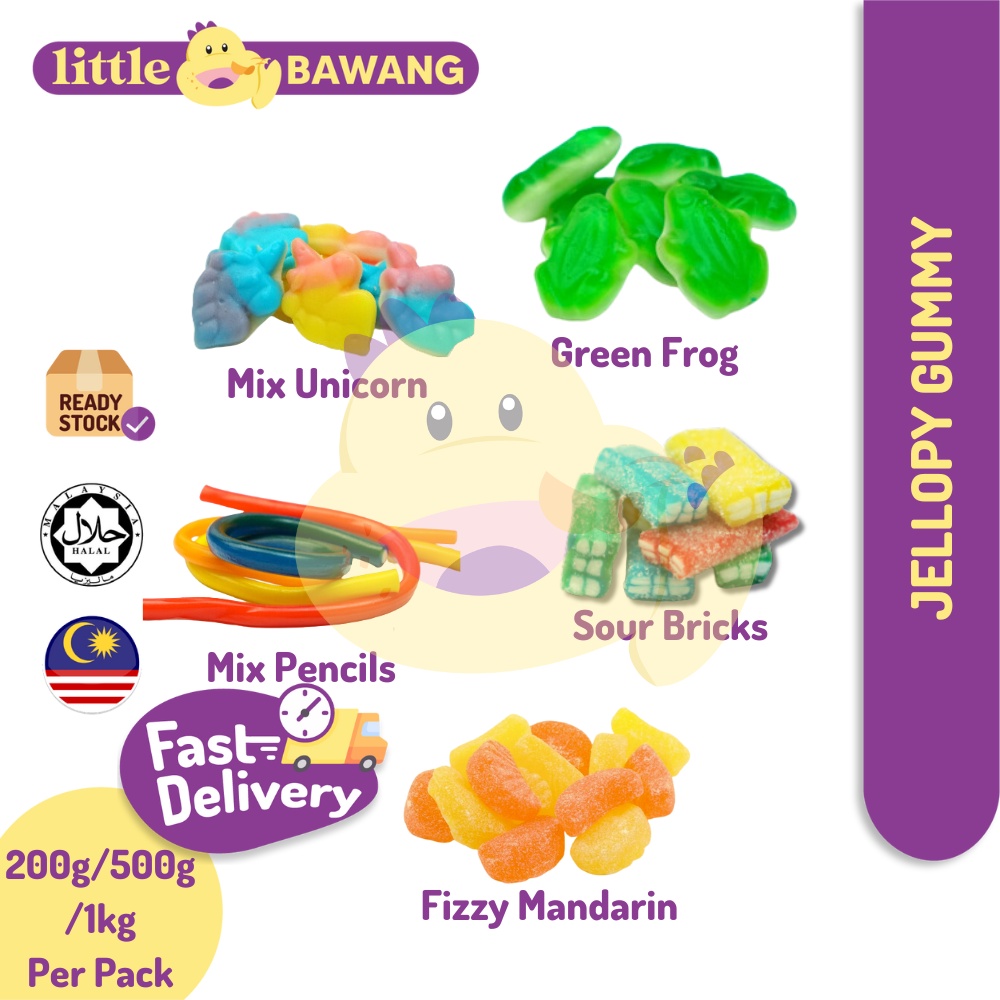 Halal Viral Turkiye Jellopy Bebeto Gummy Assorted Flavors 1.5kg 1kg 500g 200g Bulk Pack | Shopee ...