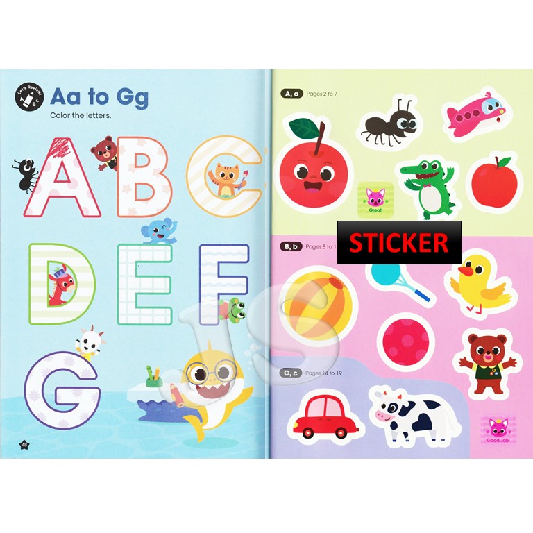 BABY SHARK FIRST WORDS ACTIVITY BOOK | PHONICS & MATHS ACTIVITY WITH ...