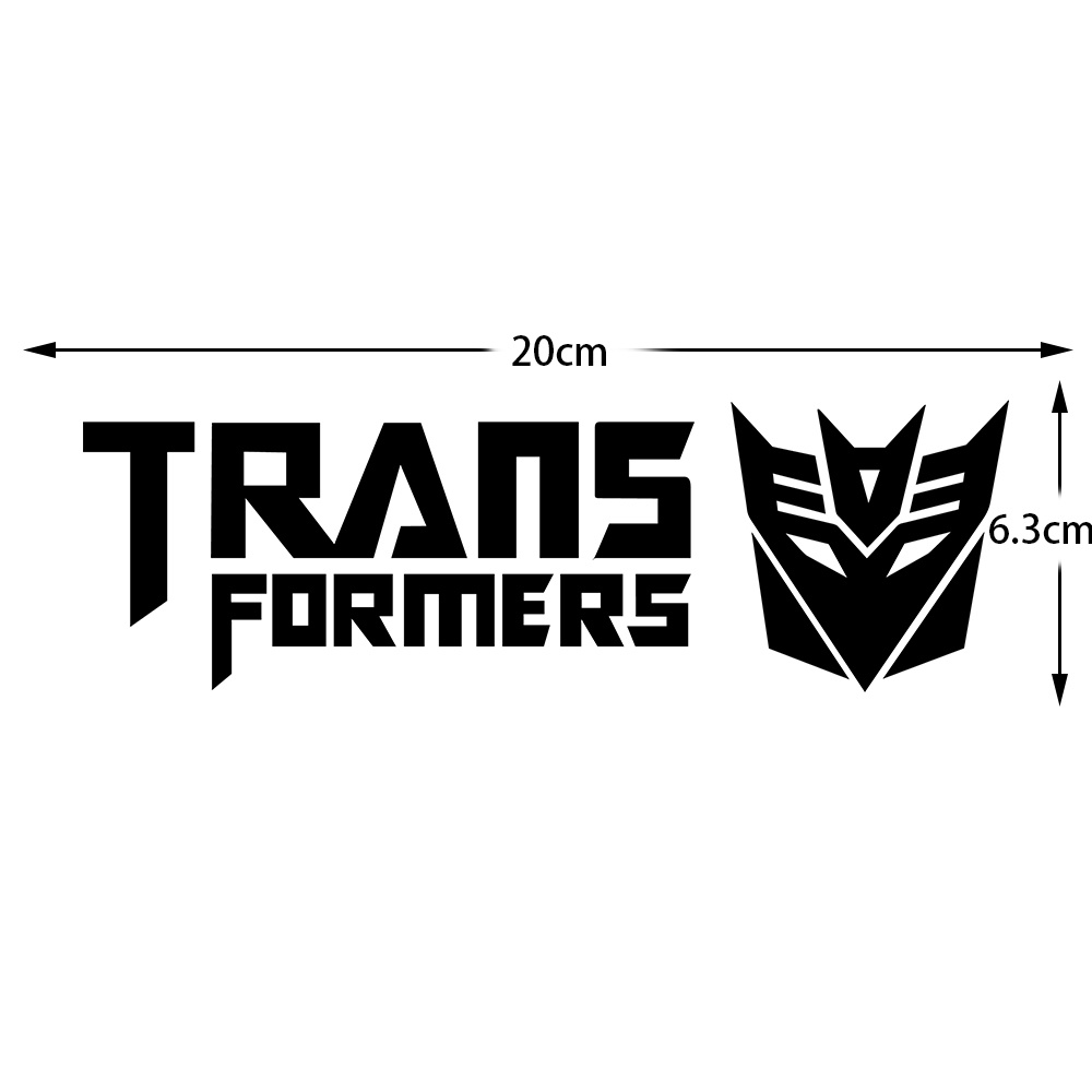 Transformers Animation Reflective Car Stickers Autobots Decepticons ...