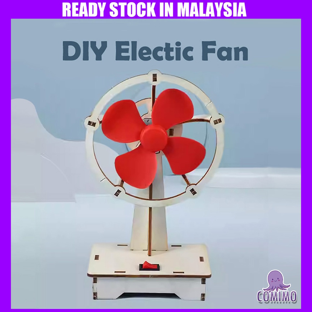 DIY Wooden Electric Fan Fixed Fan Direction For Children Learning ...