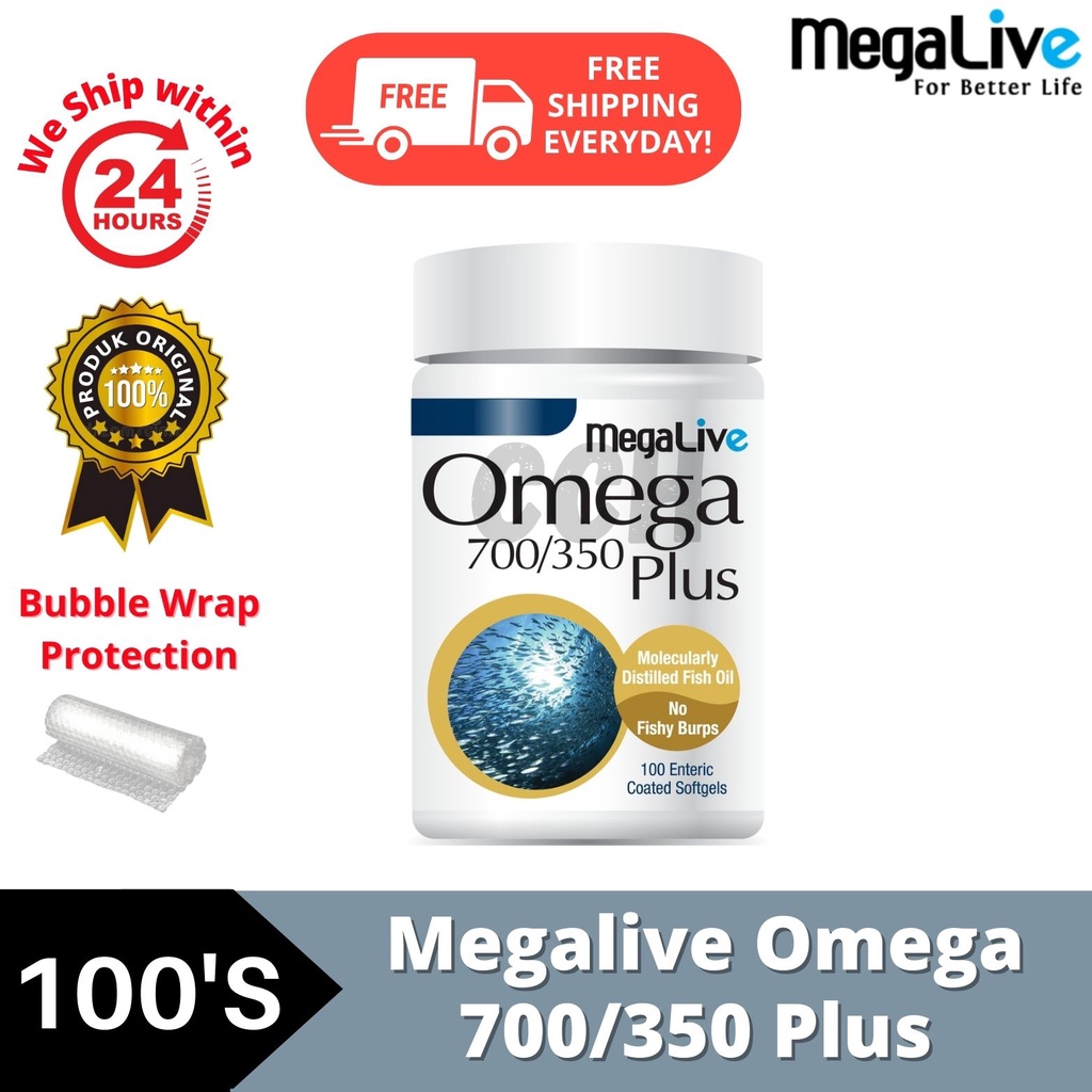[EXP 06/2027] Megalive Omega 700/350 Plus (100's/2x100s) | Shopee Malaysia