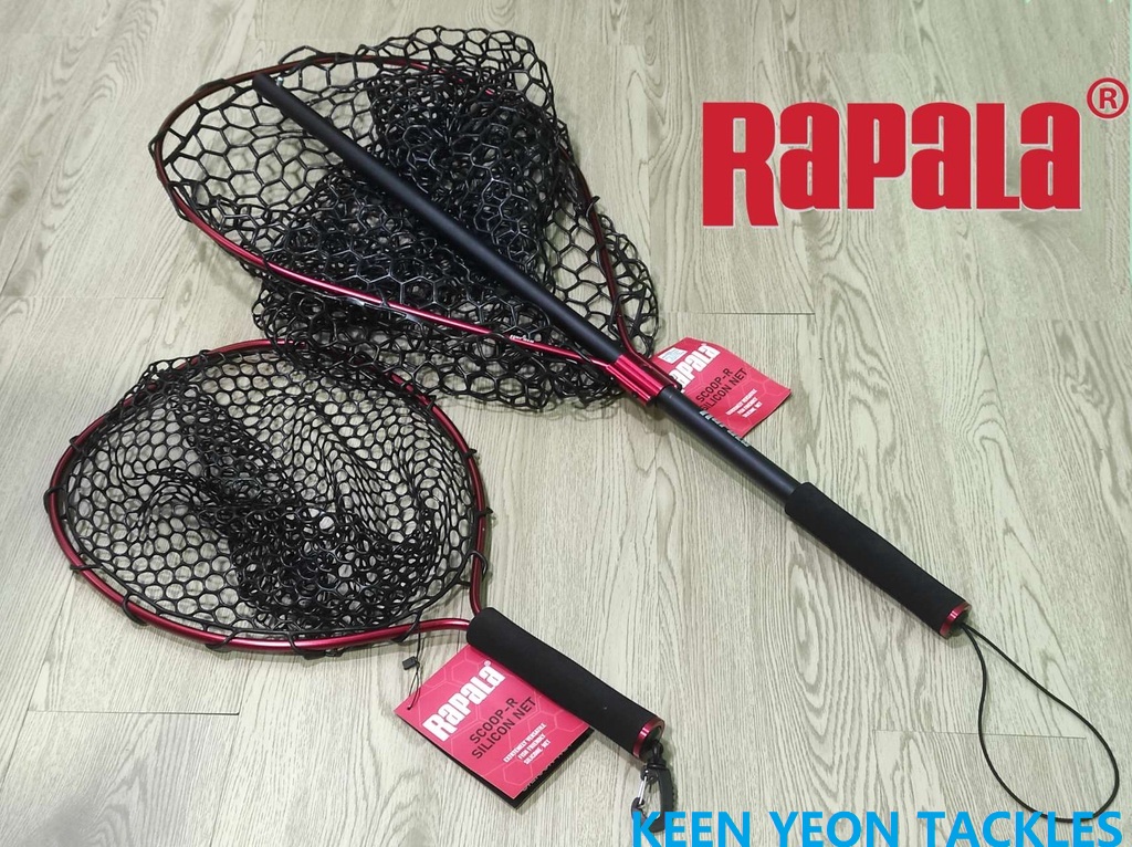 RAPALA SCOOP-R SILICON FISHING NET ( S/M/L ) | Shopee Malaysia